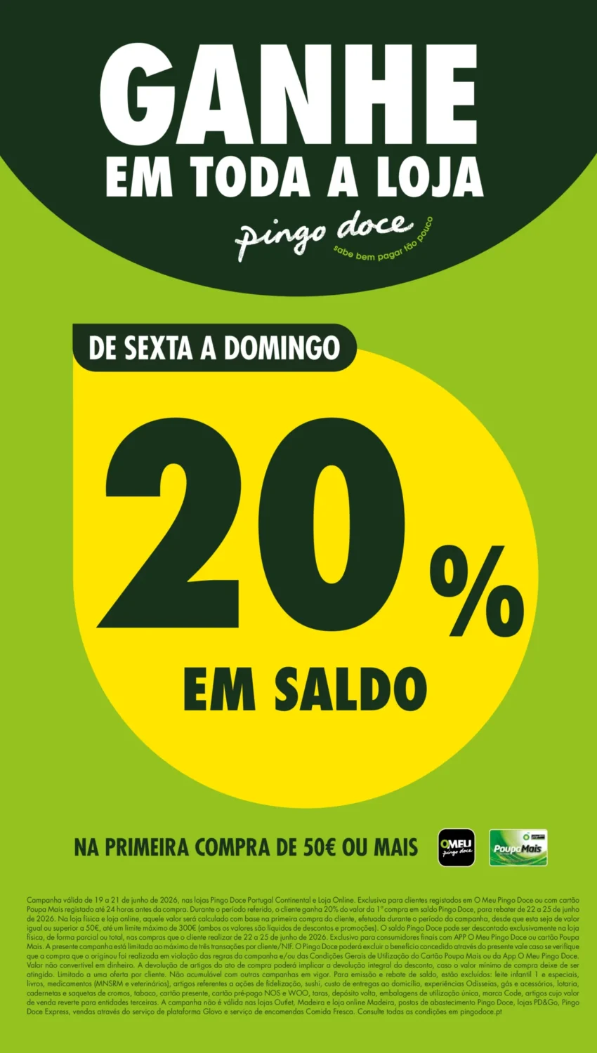Antevisão Folheto Pingo Doce fim-de-semana (19 a 22 junho) | Poupa Pilim